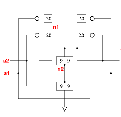 oai22 vxlib013 standard cell family